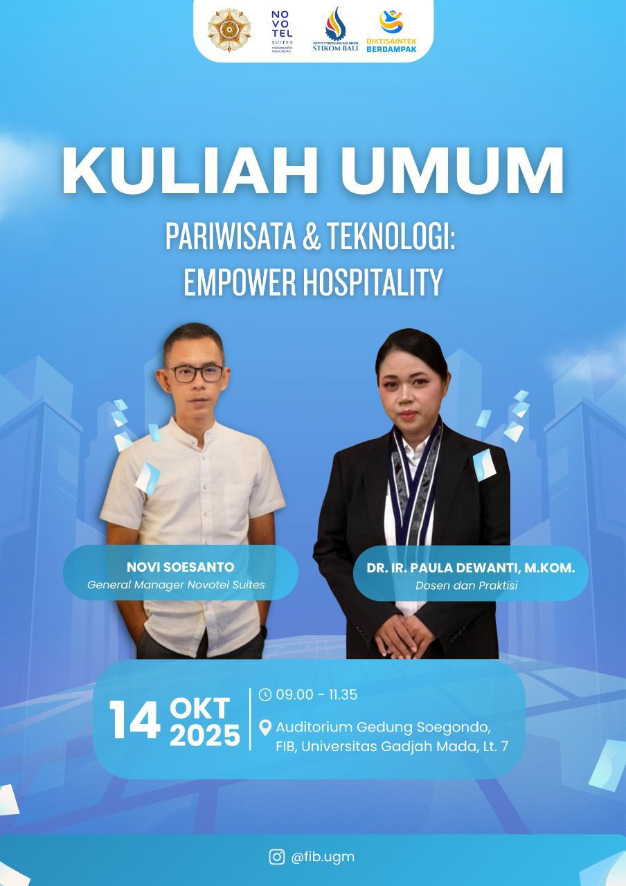 Program Studi Pariwisata – Program Studi Pariwisata FIB UGM